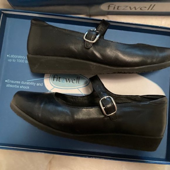 Fitzwell | Shoes | Fitzwell Mary Jane Yvonne Iv Wedge | Poshmark